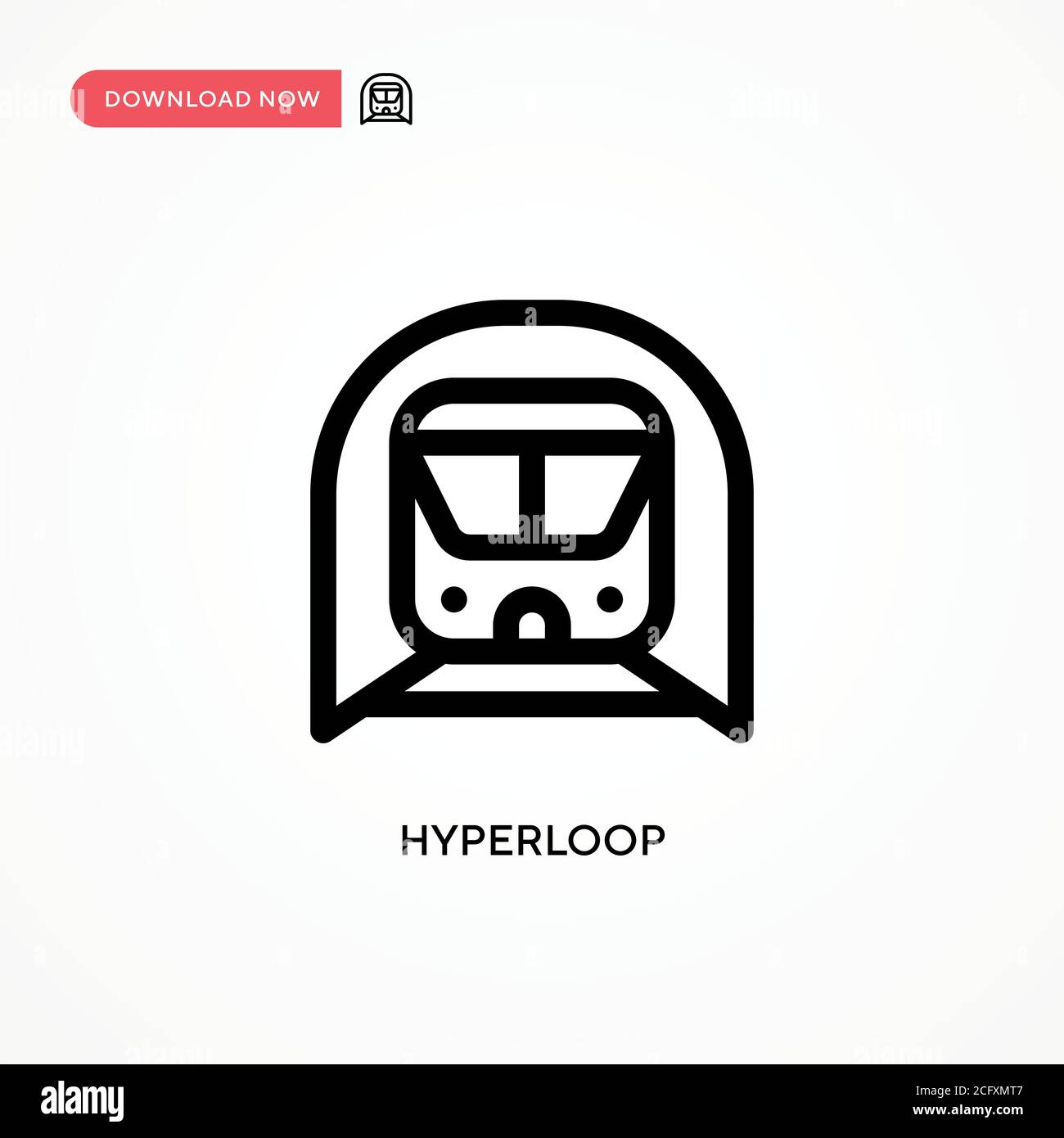 Magnetic levitation train vector vectors Cut Out Stock Images & Pictures - Alamy