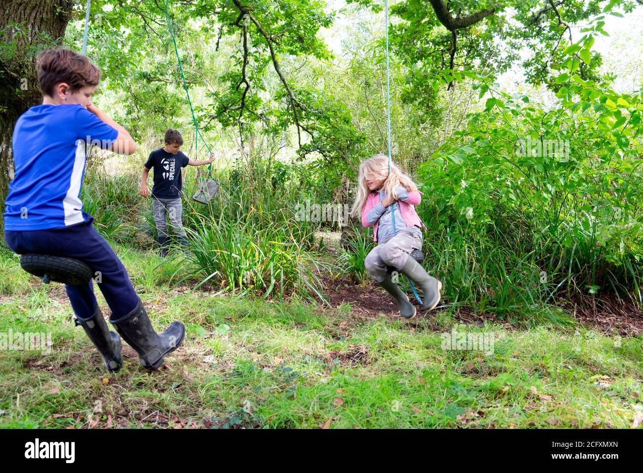 Kids Playing Outside Summer