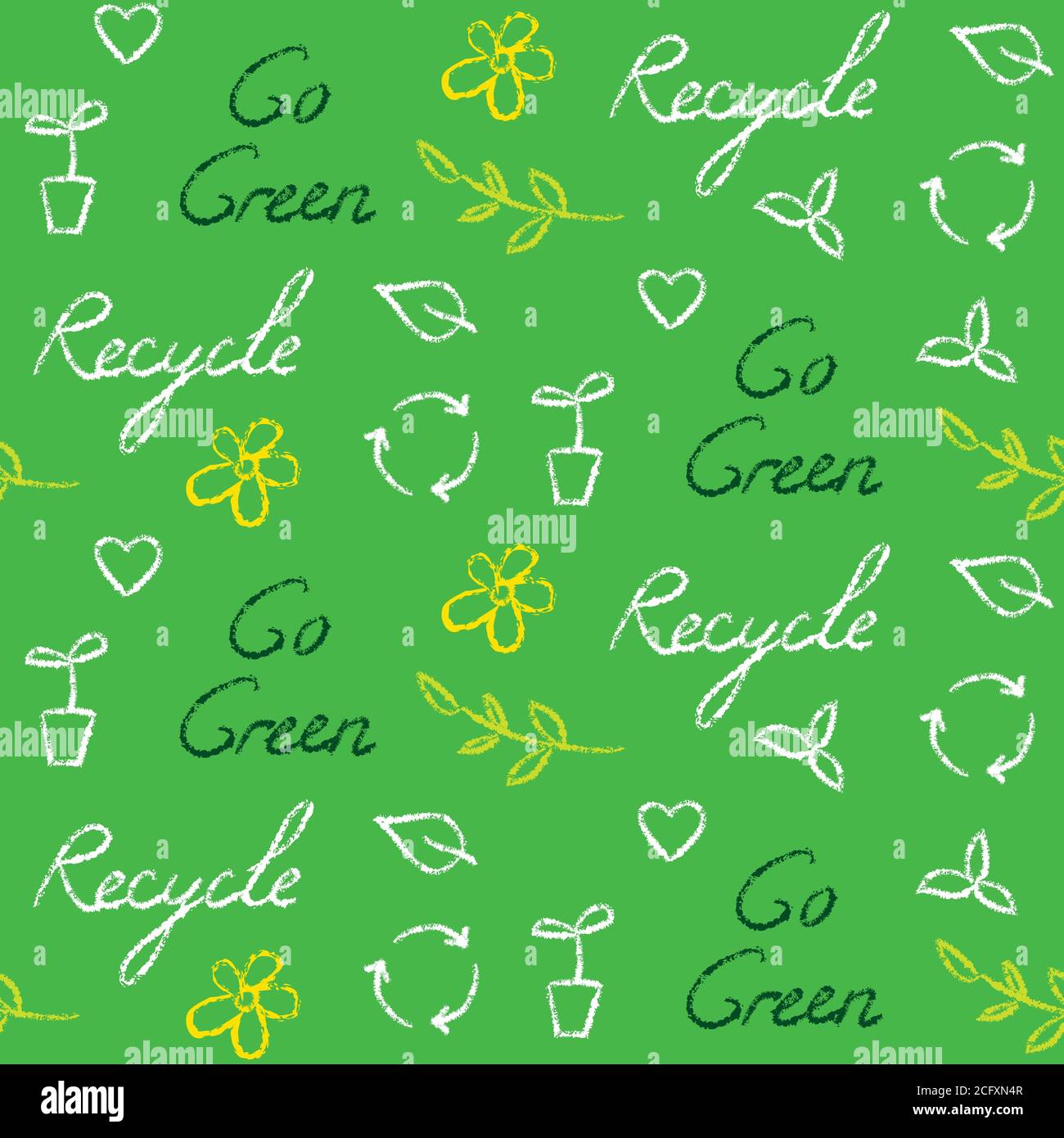 Go Green Recycle Wallpaper