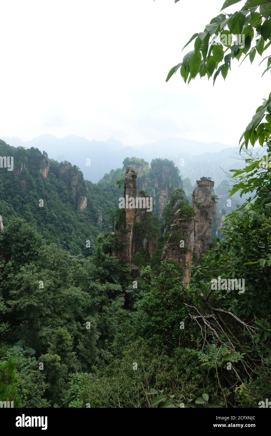 Zhangjiajie National Forest Park, Wulingyuan Scenic Area Stock Photo ...