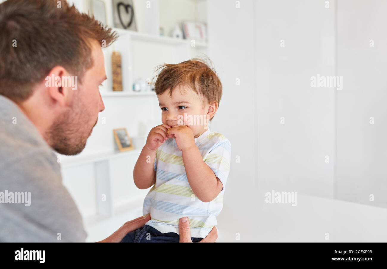Child taking care of her father hi-res stock photography and images - Alamy