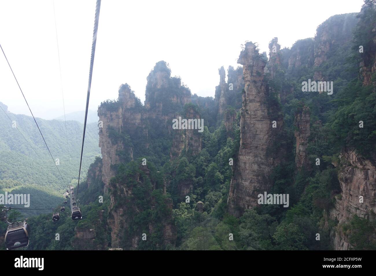 Zhangjiajie National Forest Park, Wulingyuan Scenic Area Stock Photo ...
