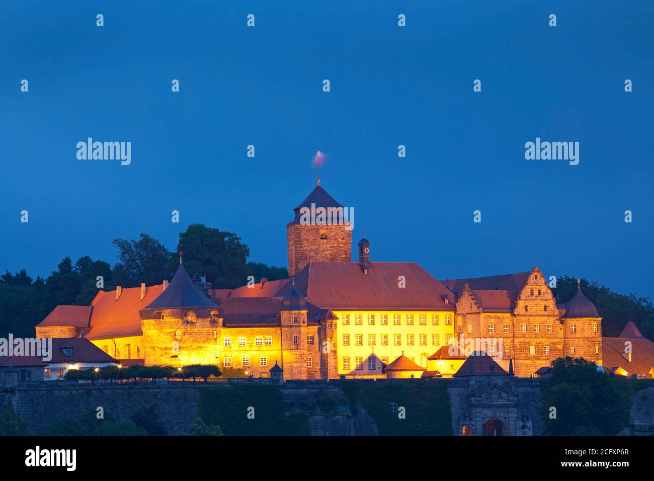 geography / travel, Germany, Bavaria, Kronach, old town from Kronach ...