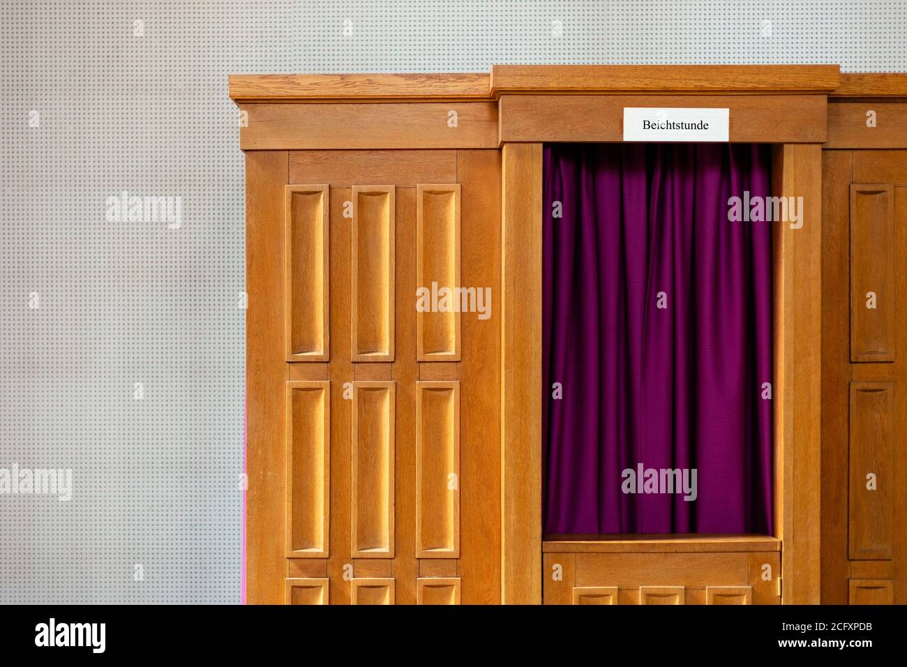 Confessional Of A Church High Resolution Stock Photography and Images ...