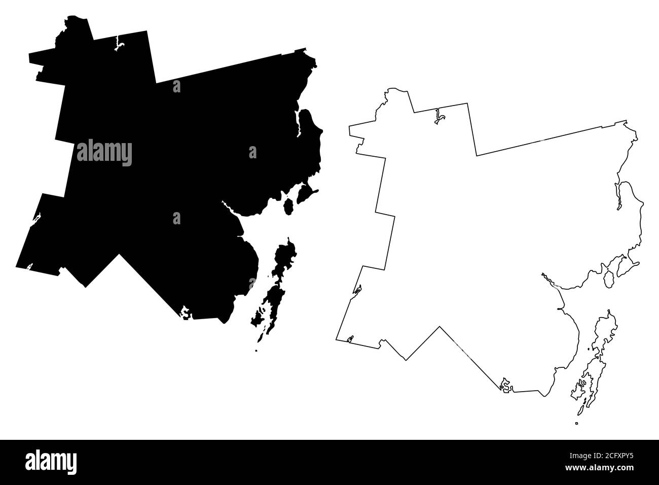 Waldo County, Maine (U.S. county, United States of America, USA, U.S ...