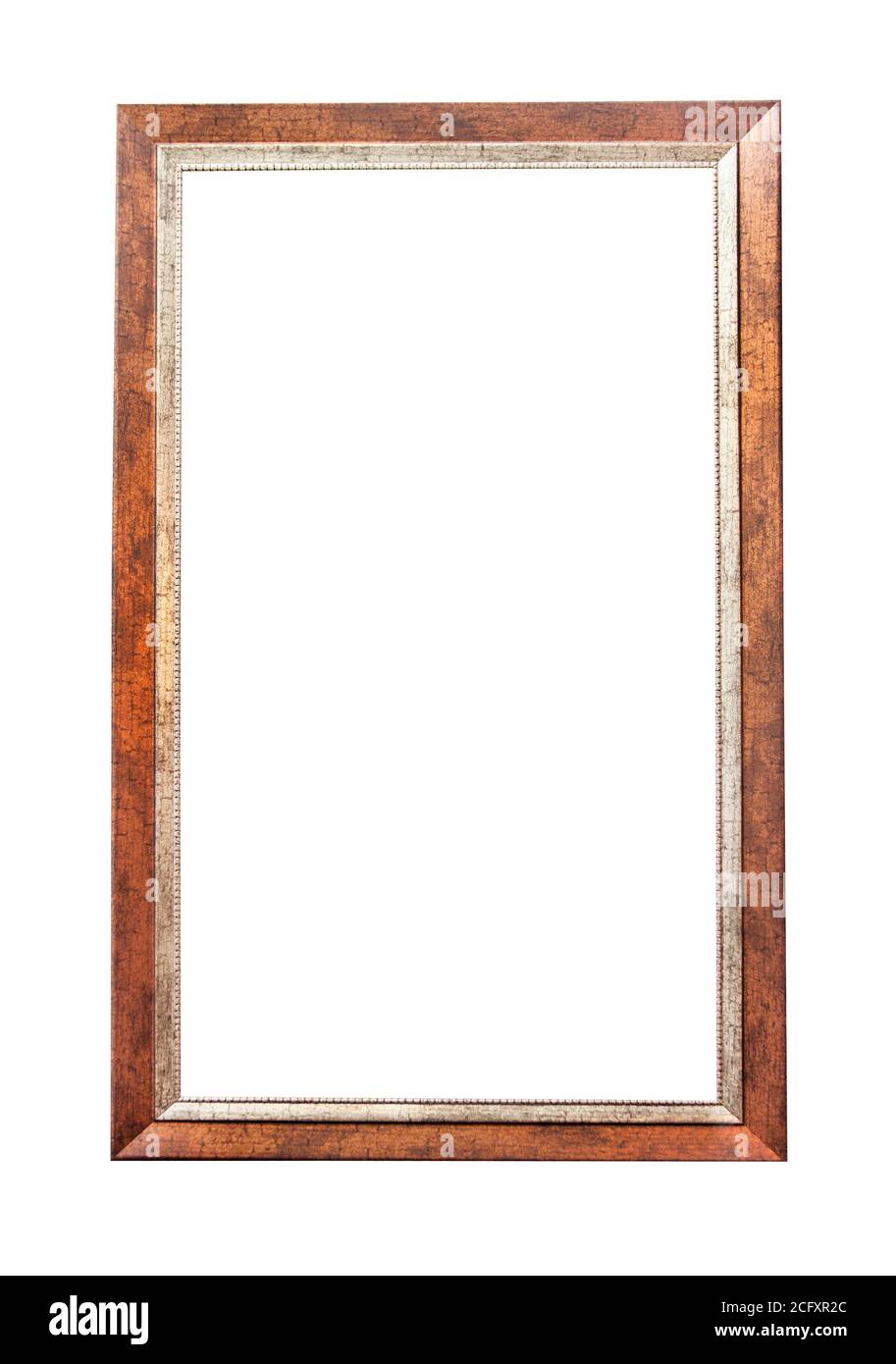 Picture frame on white background Stock Photo - Alamy