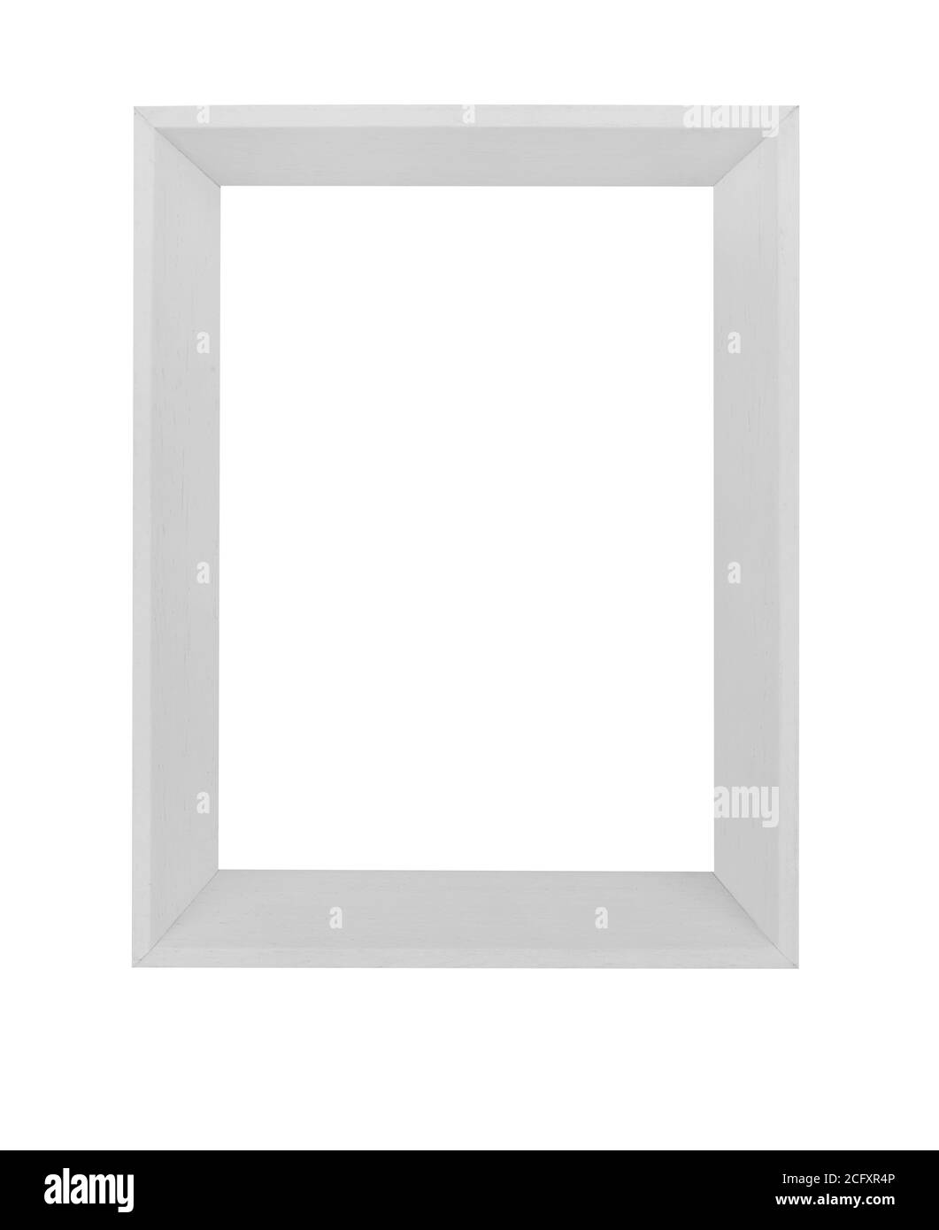 Picture frame on white background Stock Photo - Alamy