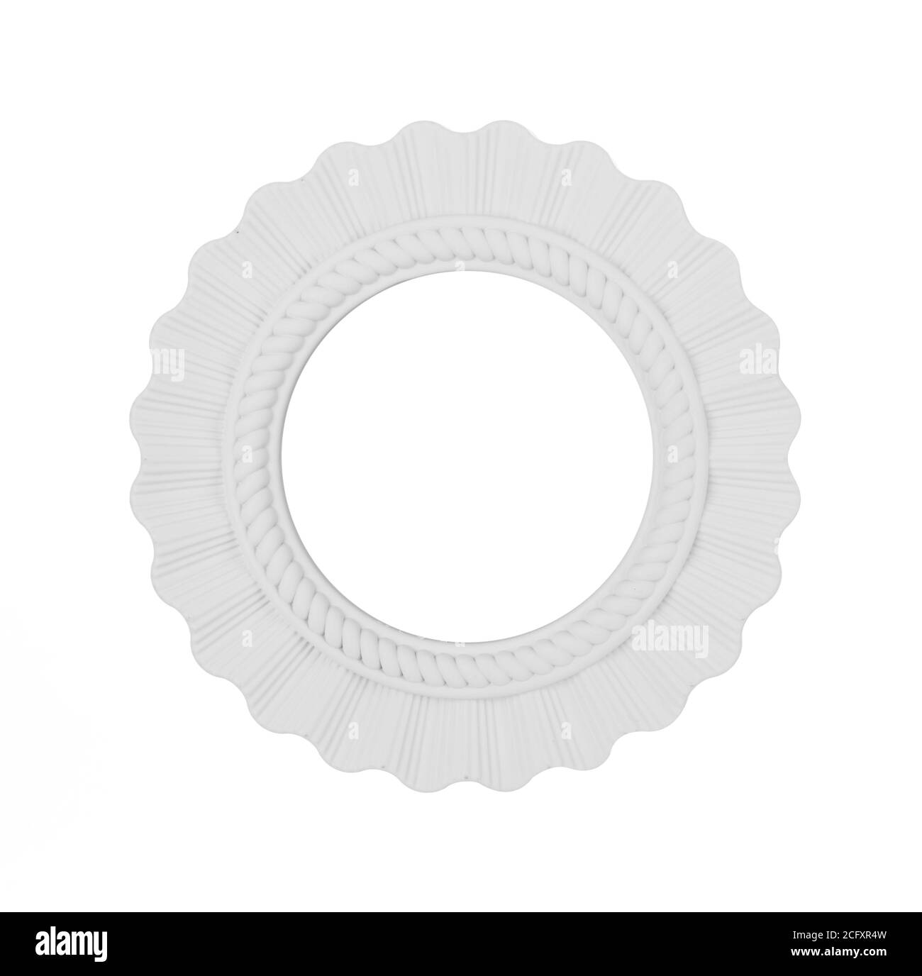 Vintage frame on white background Stock Photo - Alamy