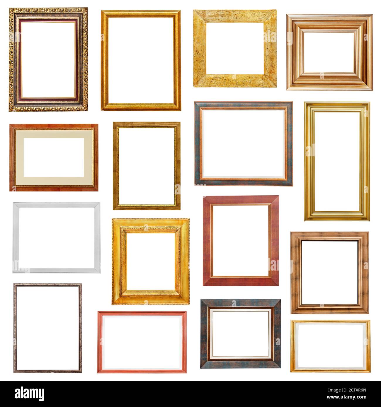 Set modern picture frames hi-res stock photography and images - Alamy