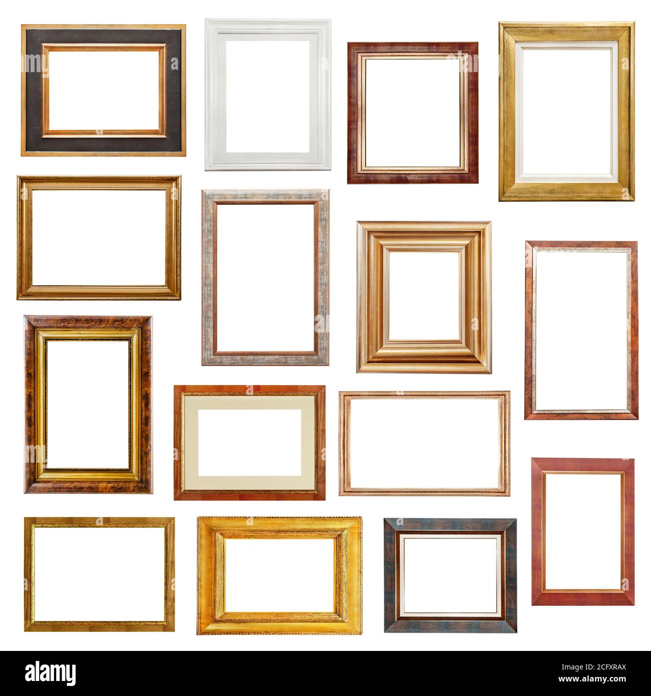 Set of modern picture frames hi-res stock photography and images - Alamy