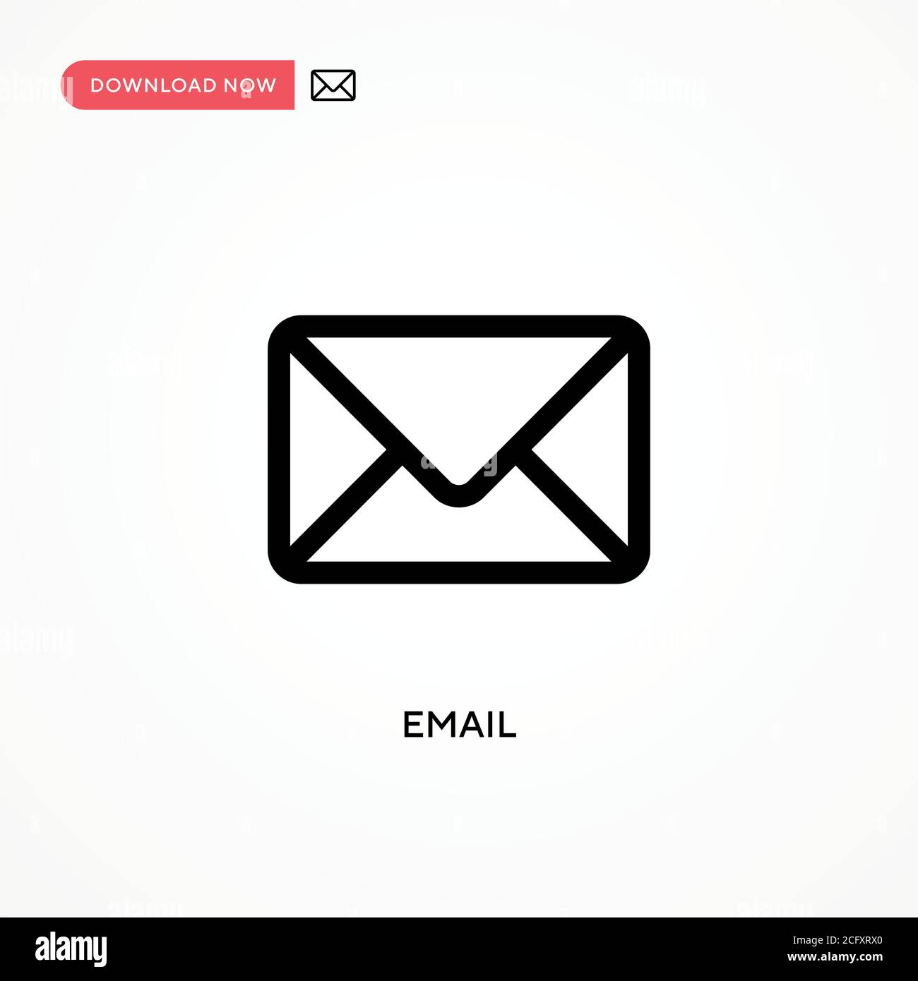 Email Simple vector icon. Modern, simple flat vector illustration for ...