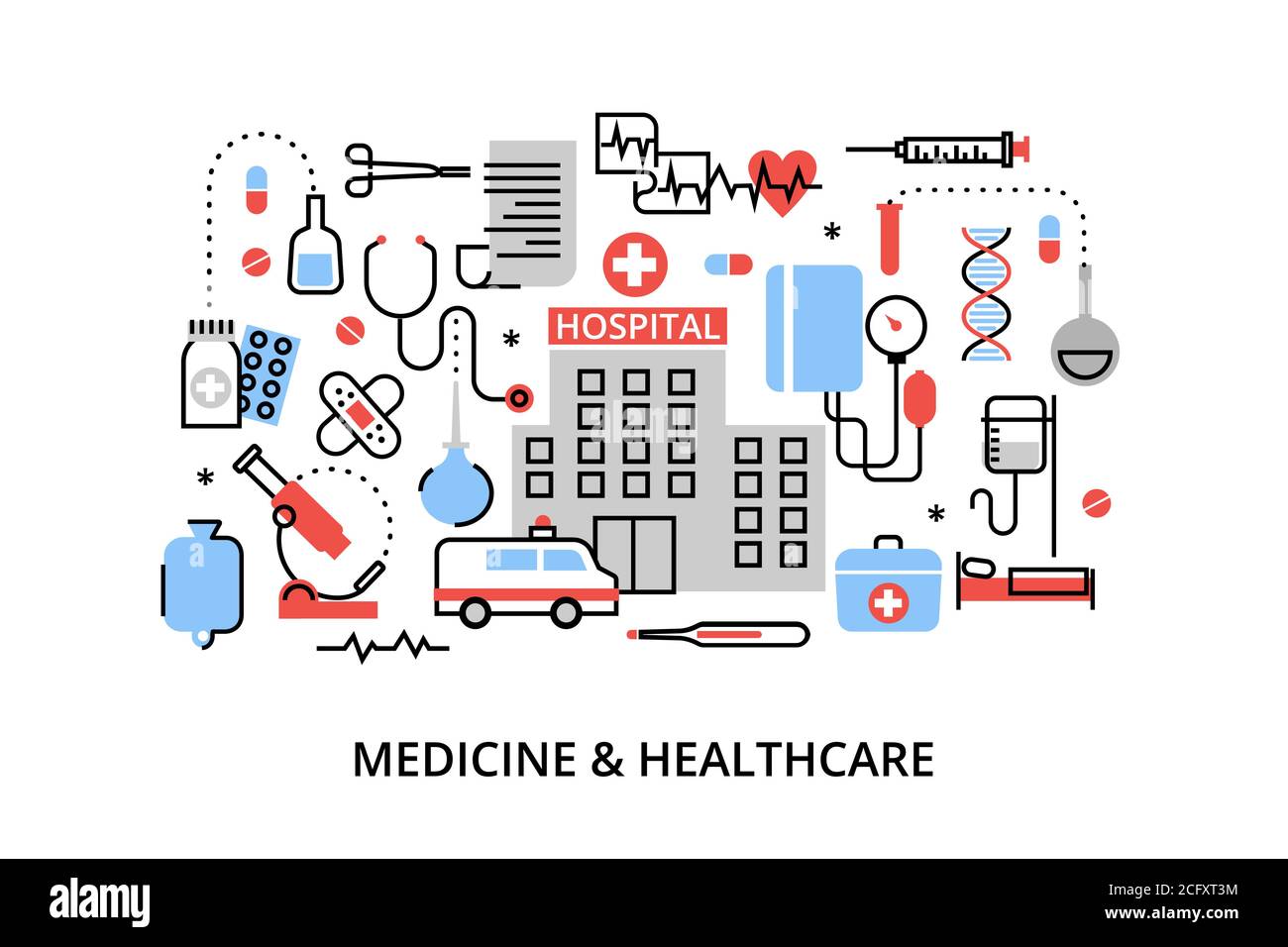 Medical aid vector vectors hi-res stock photography and images - Alamy