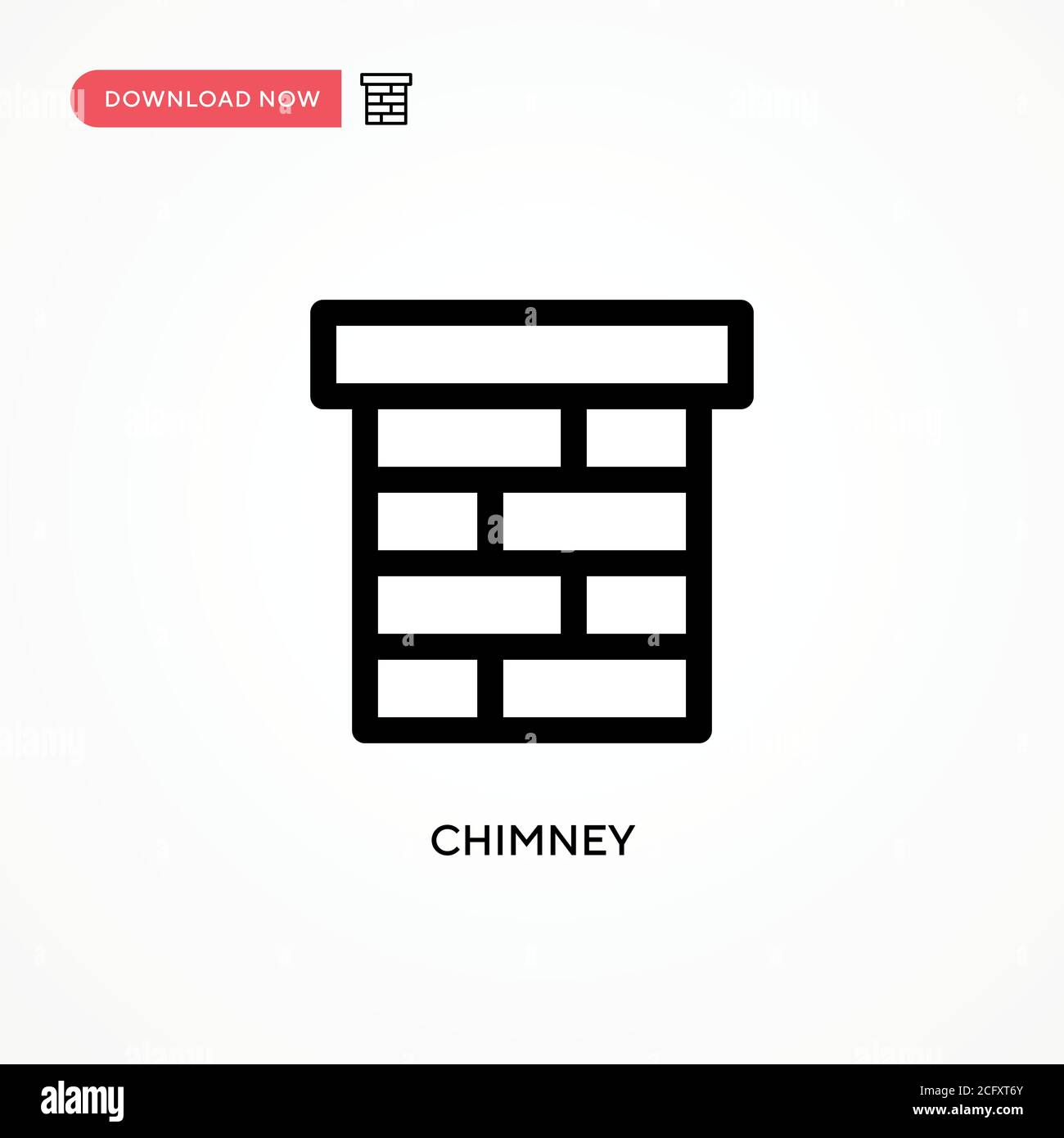 Chimney Simple vector icon. Modern, simple flat vector illustration for ...