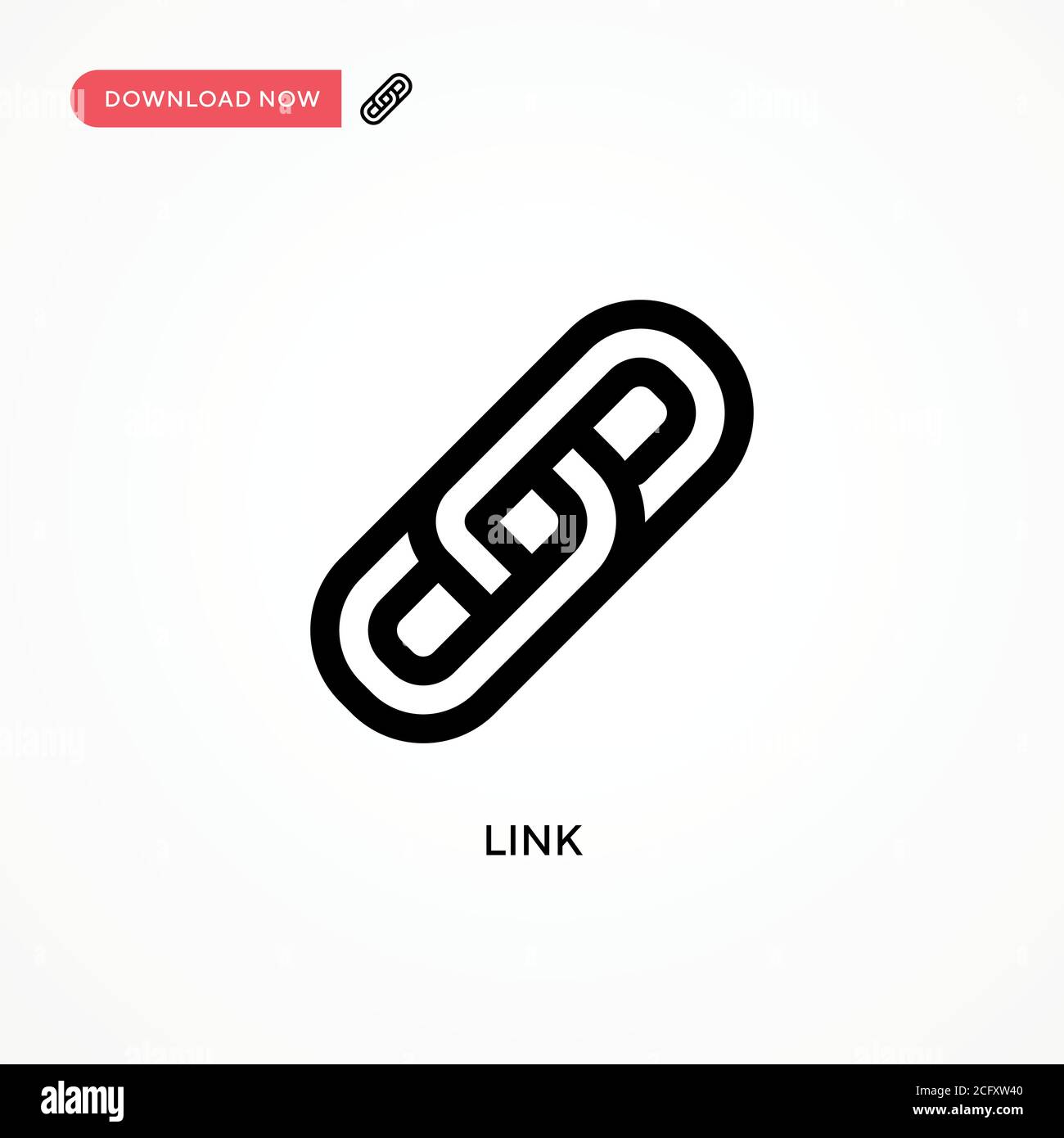 Link Simple vector icon. Modern, simple flat vector illustration for ...