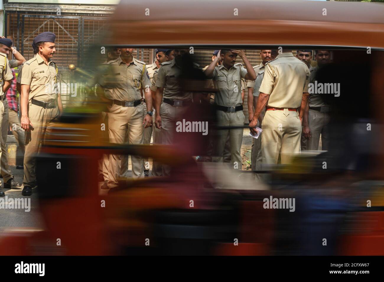 Indian police hi-res stock photography and images - Alamy
