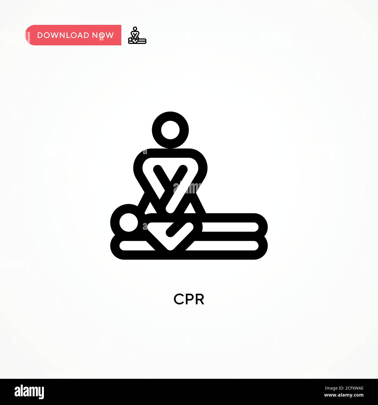 Demonstrating cpr Stock Vector Images - Alamy