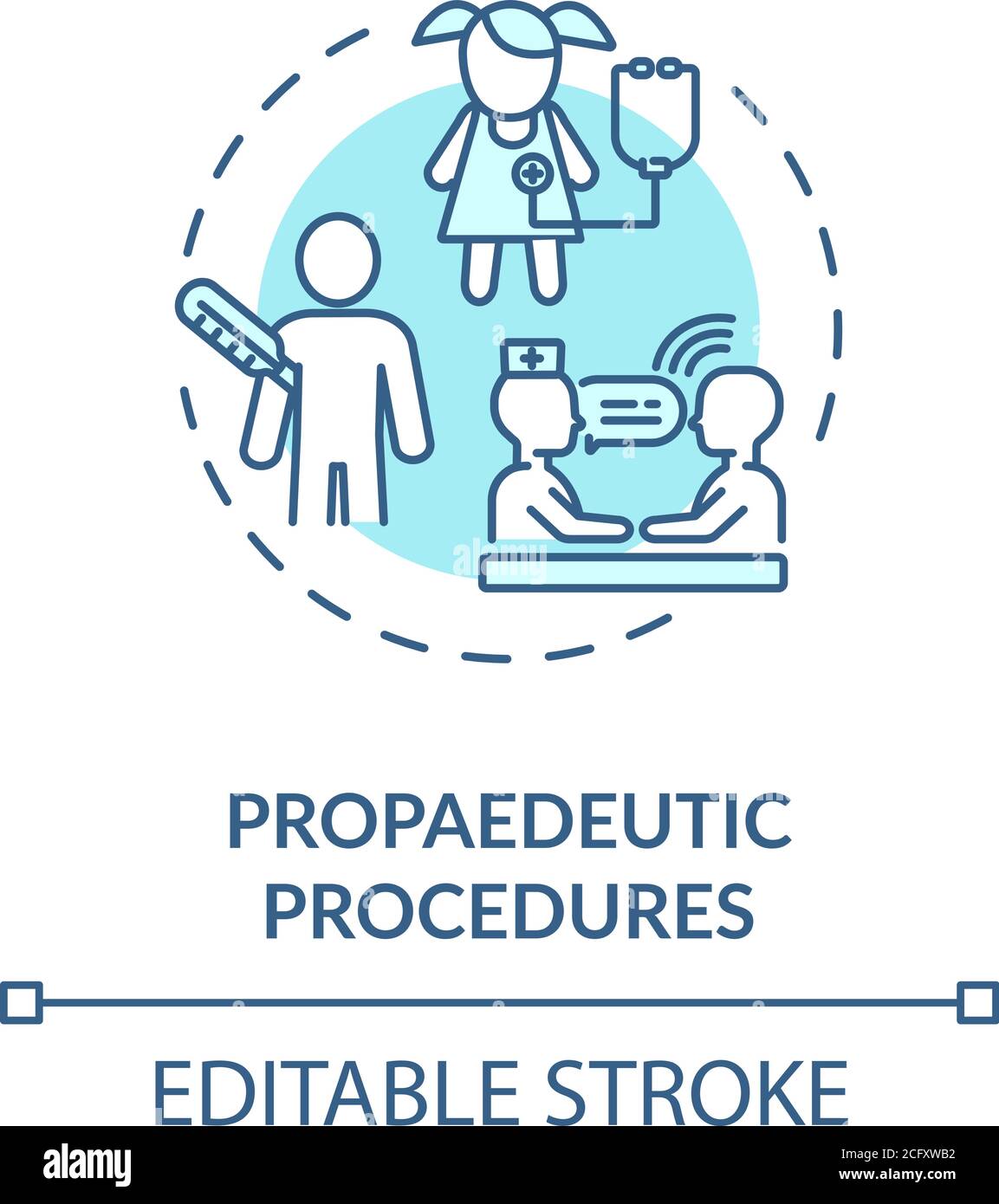 Propaedeutic procedures concept icon Stock Vector Image & Art - Alamy