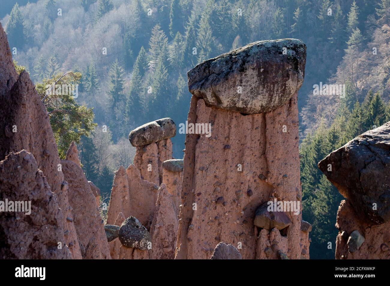 geography / travel, Italy, South Tyrol, earth pillars at Ritten ...