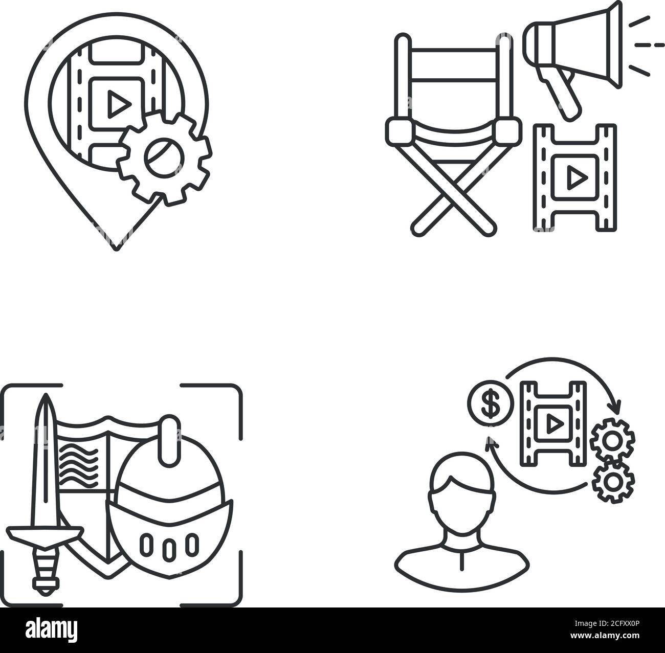 Film production process hi-res stock photography and images - Alamy