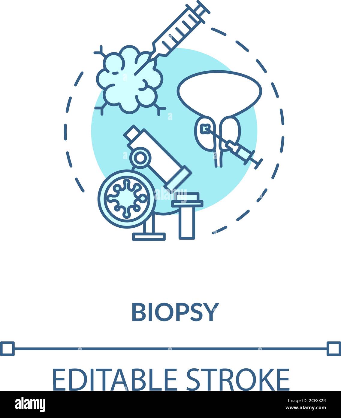Biopsy concept icon Stock Vector Image & Art - Alamy