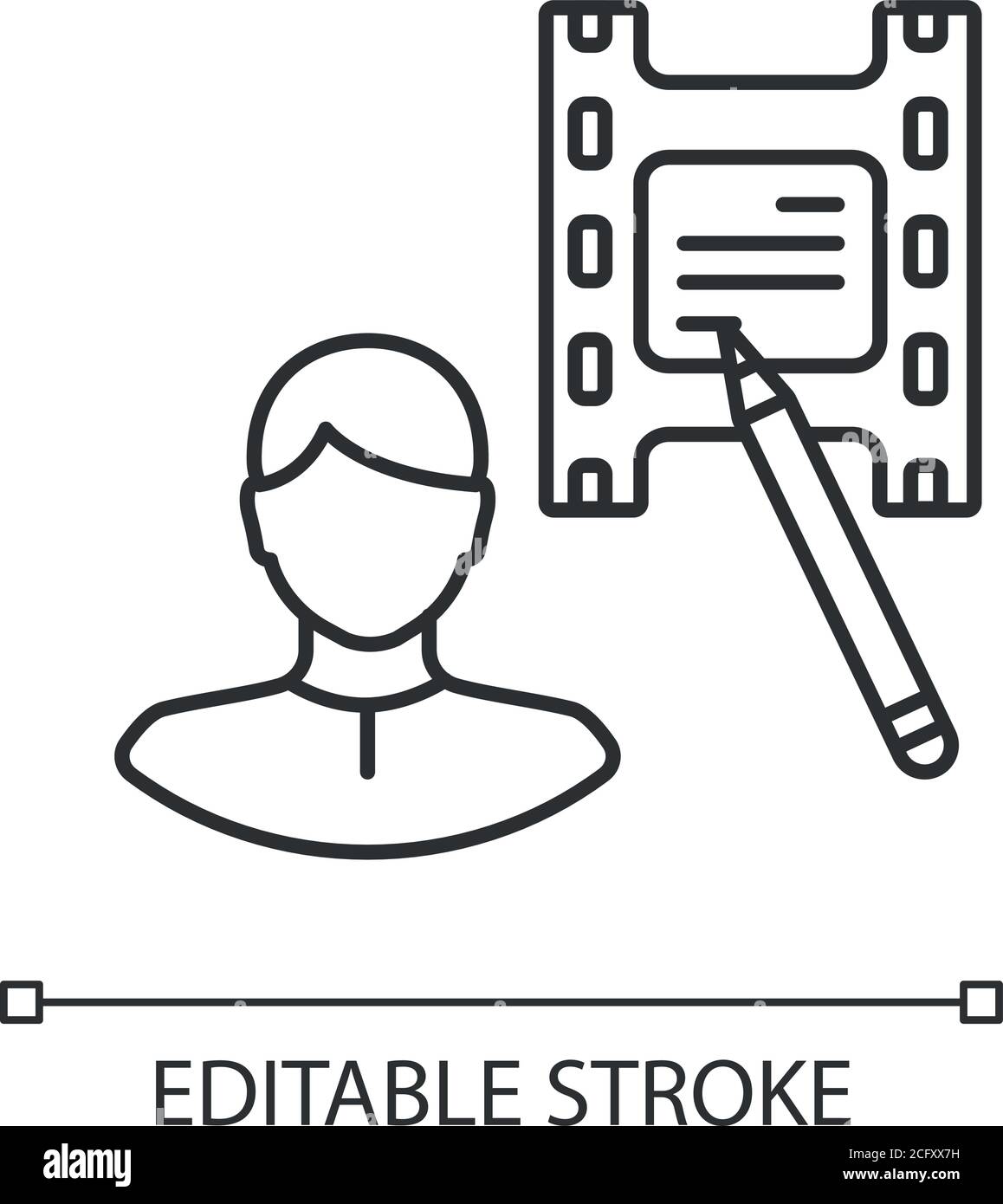 Producer and writer Cut Out Stock Images & Pictures - Alamy