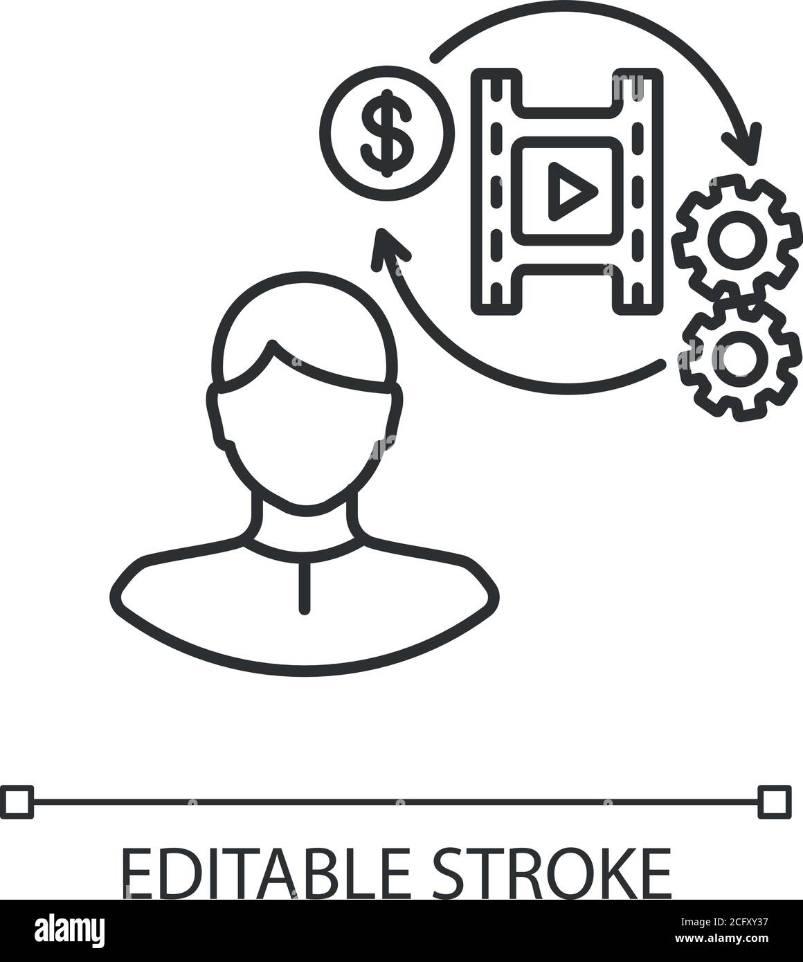 Film budget Stock Vector Images - Alamy