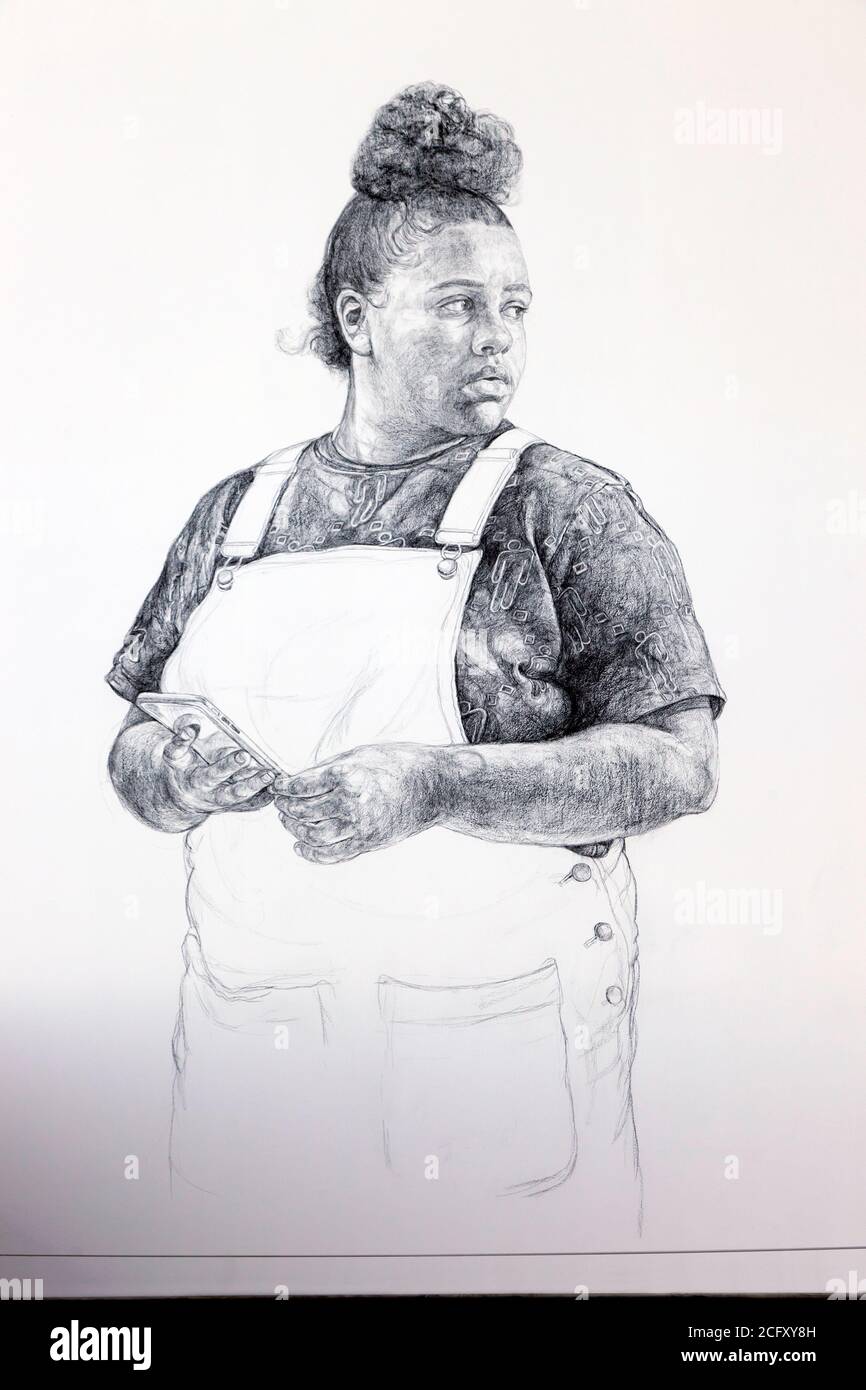 Artwork by Barbara Walker MBE, entitled "Place, Space and Who ...