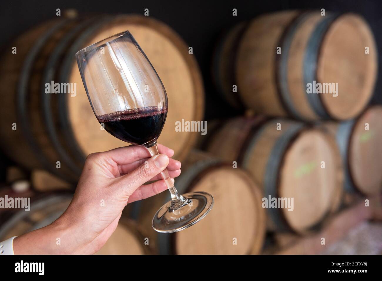 Tilted wine glass hi-res stock photography and images - Alamy