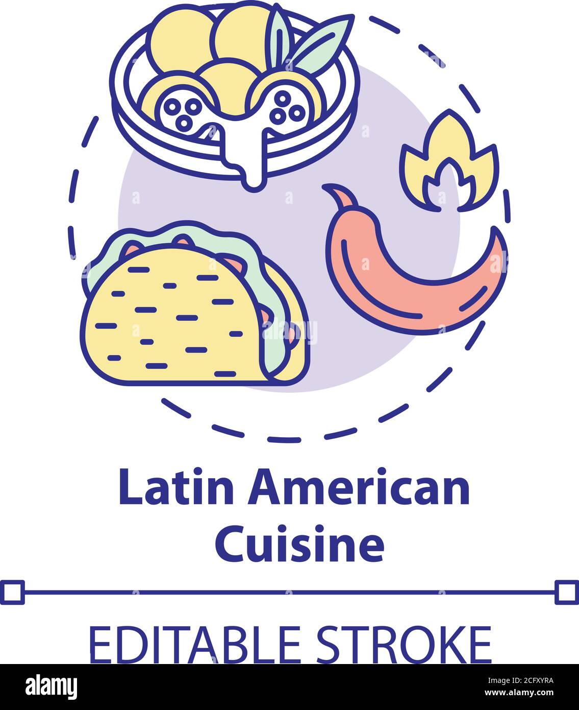 American cooking tortilla Stock Vector Images - Alamy