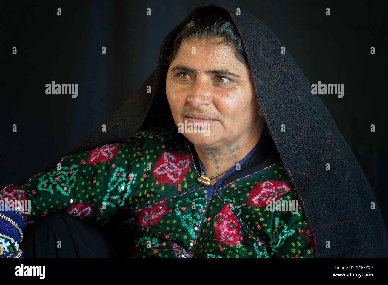 Woman of the Dhebariya Rabari community in traditional cloth, Great ...
