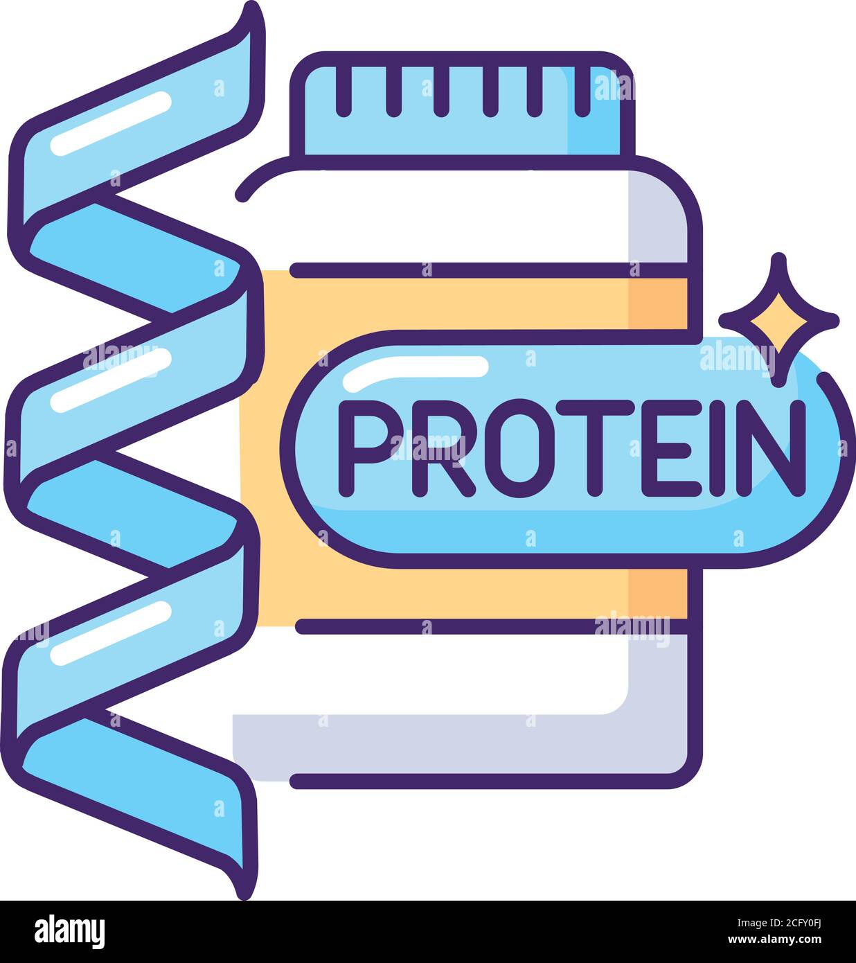 Protein RGB color icon Stock Vector Image & Art - Alamy
