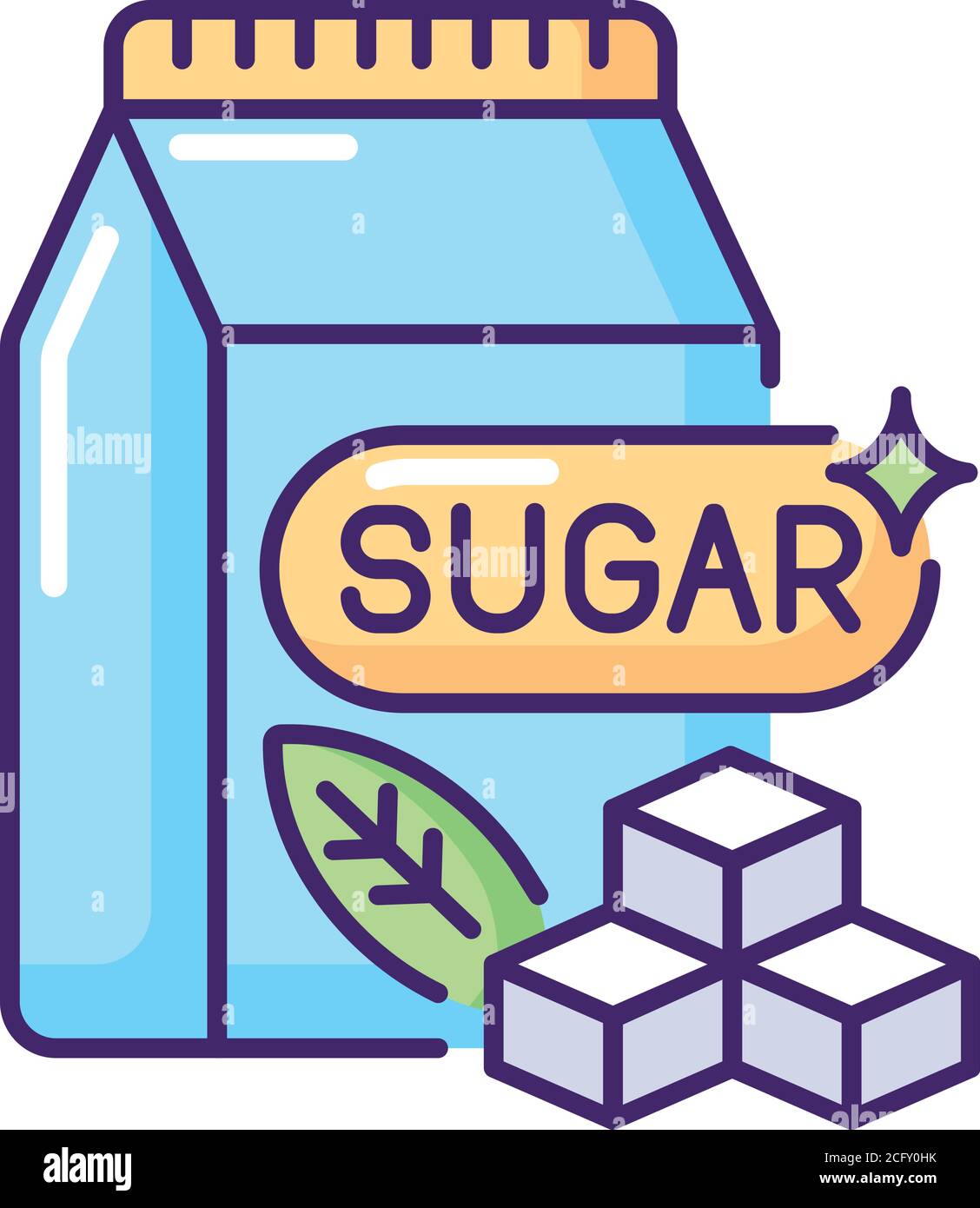 Simple sugars Stock Vector Images - Alamy