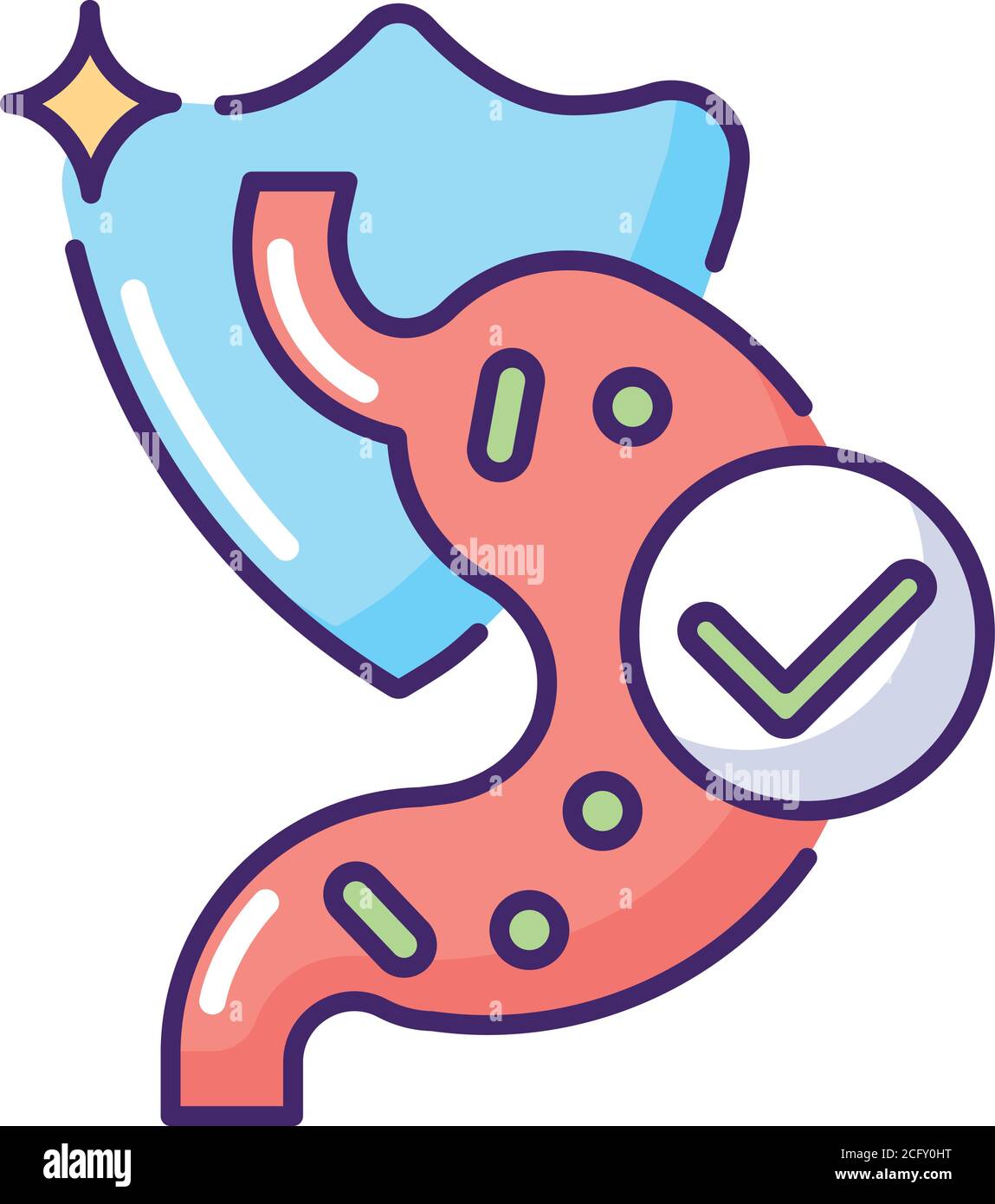 Probiotics RGB color icon Stock Vector Image & Art - Alamy