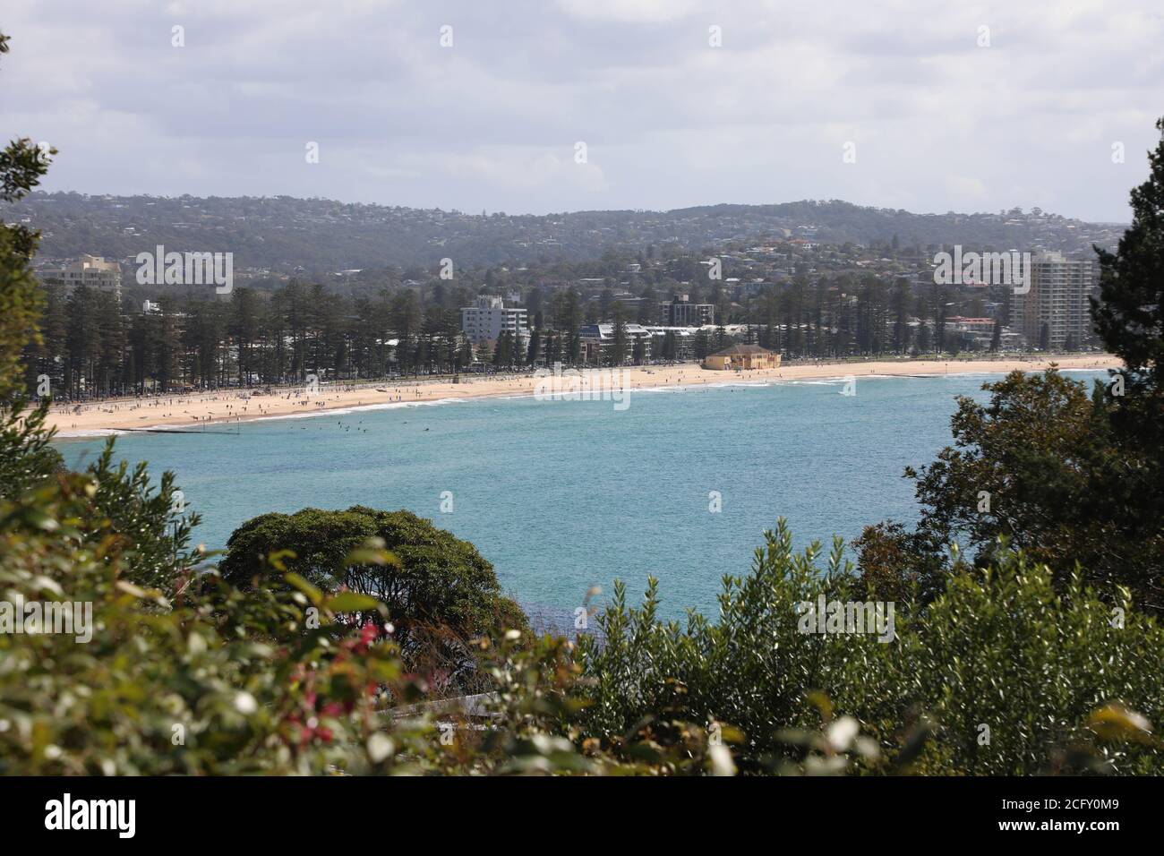 View of Manly Beach from St Patrick’s Estate Manly Stock Photo - Alamy