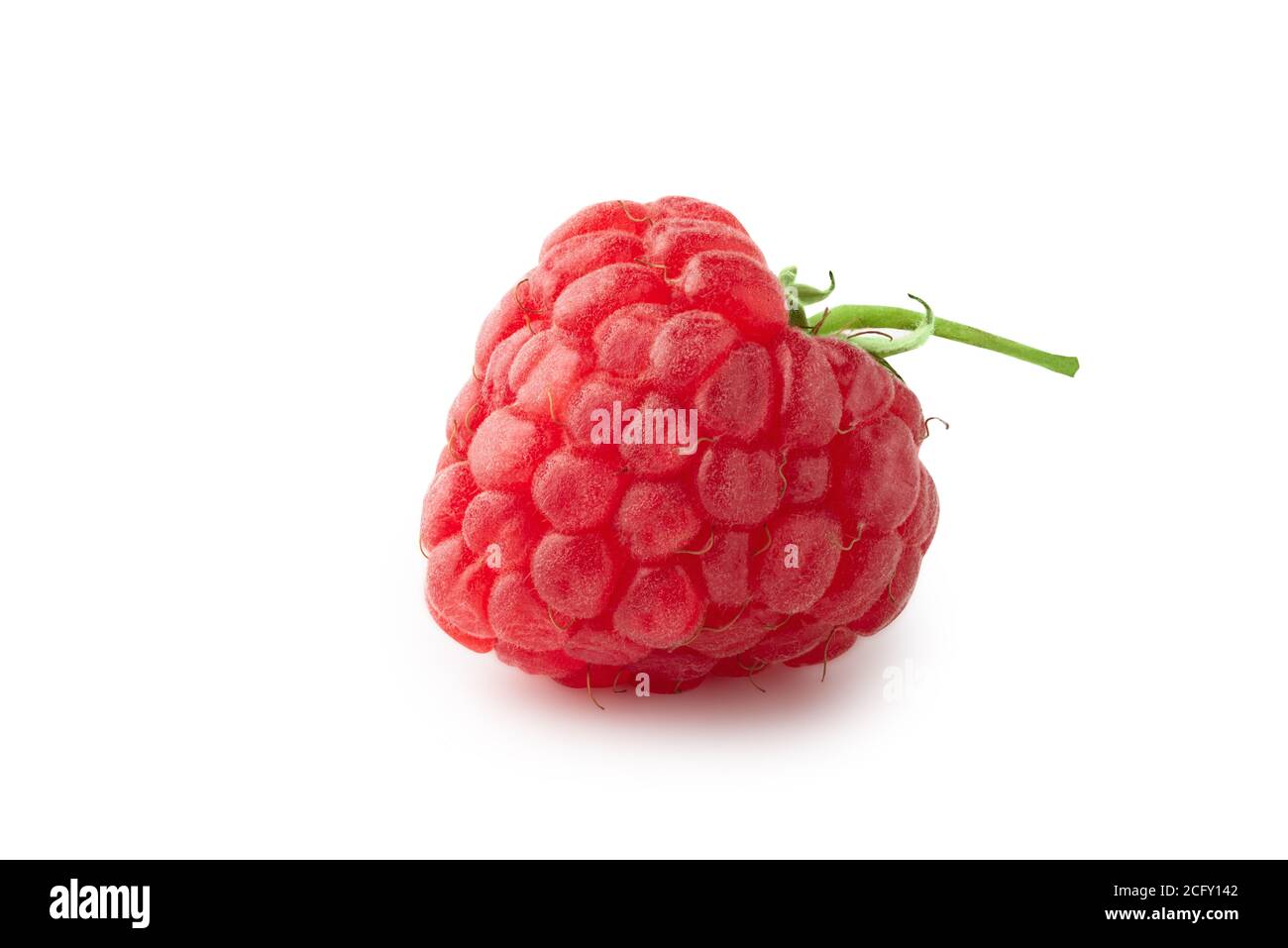 Ripe raspberry fruits isolated on white background. Clipping path Stock ...