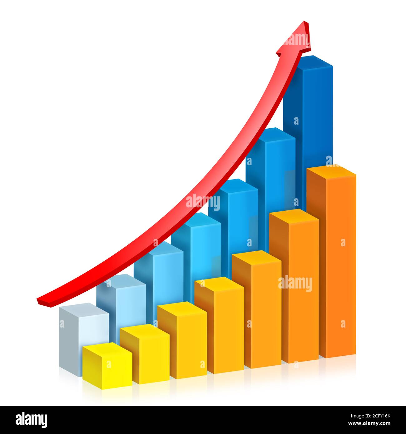 Ascending design Cut Out Stock Images & Pictures - Alamy