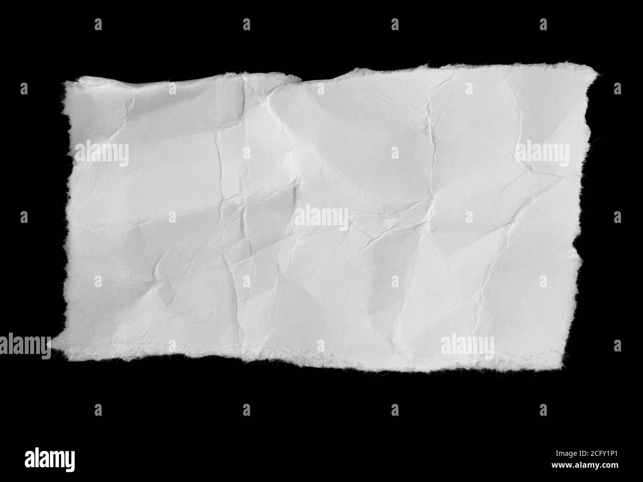 Crumpled torn paper Stock Photo - Alamy