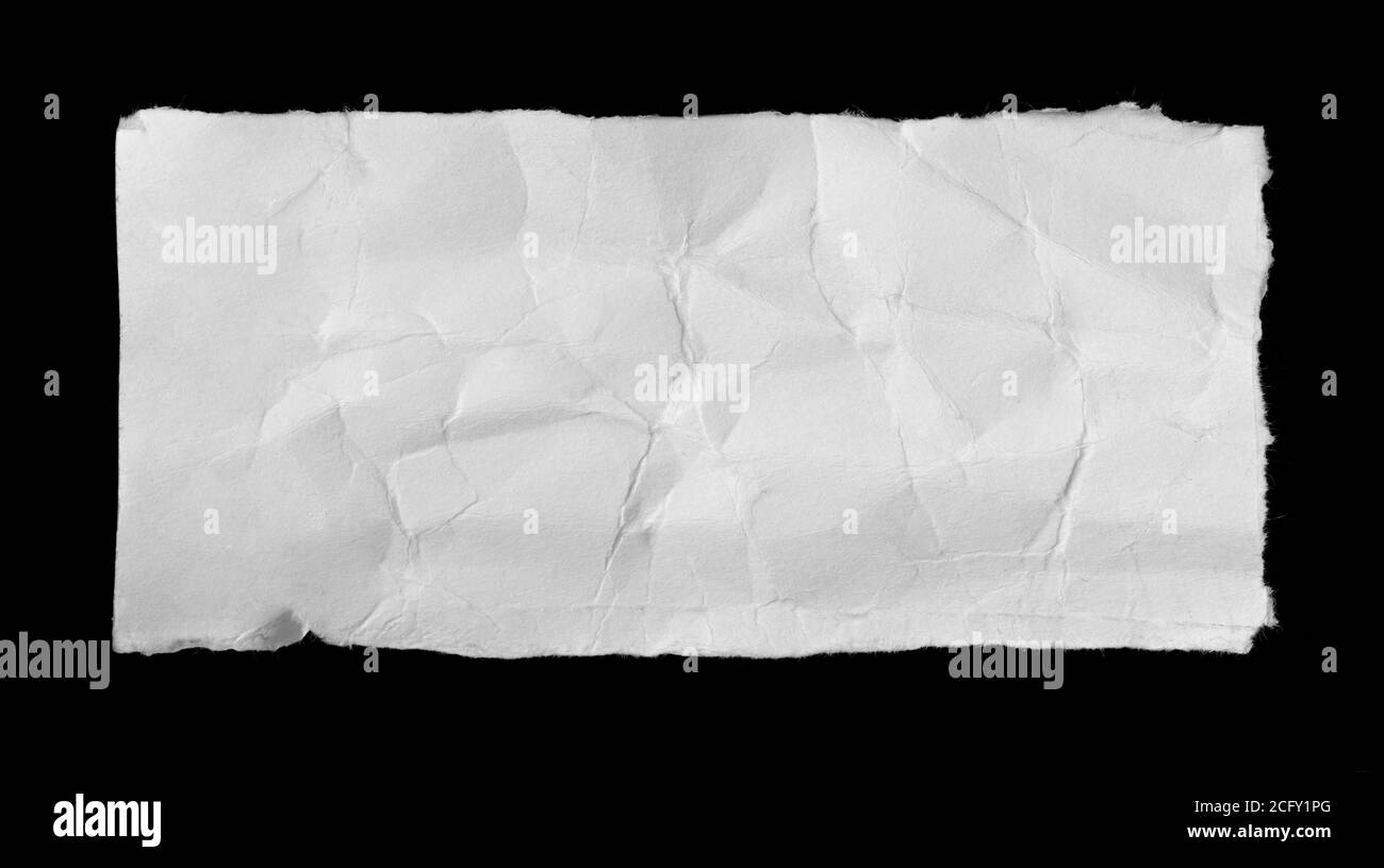 Crumpled torn paper Stock Photo - Alamy