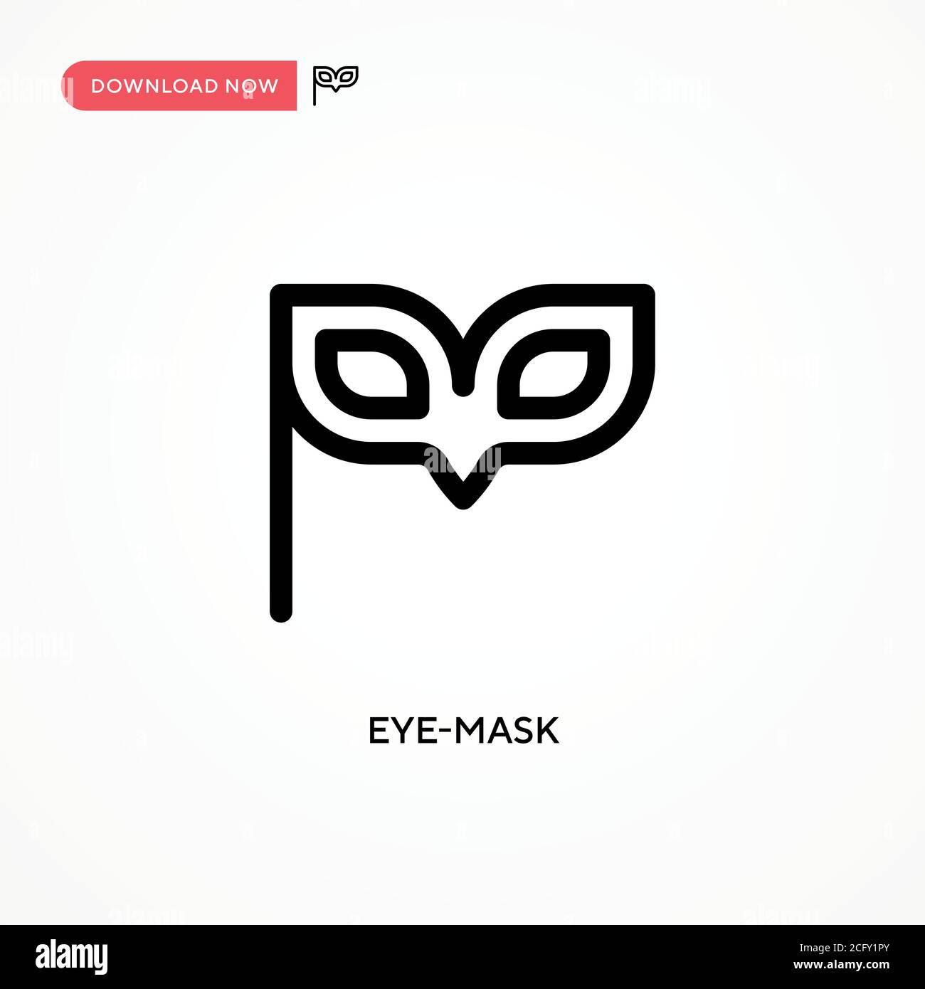 Eye-mask Simple vector icon. Modern, simple flat vector illustration ...