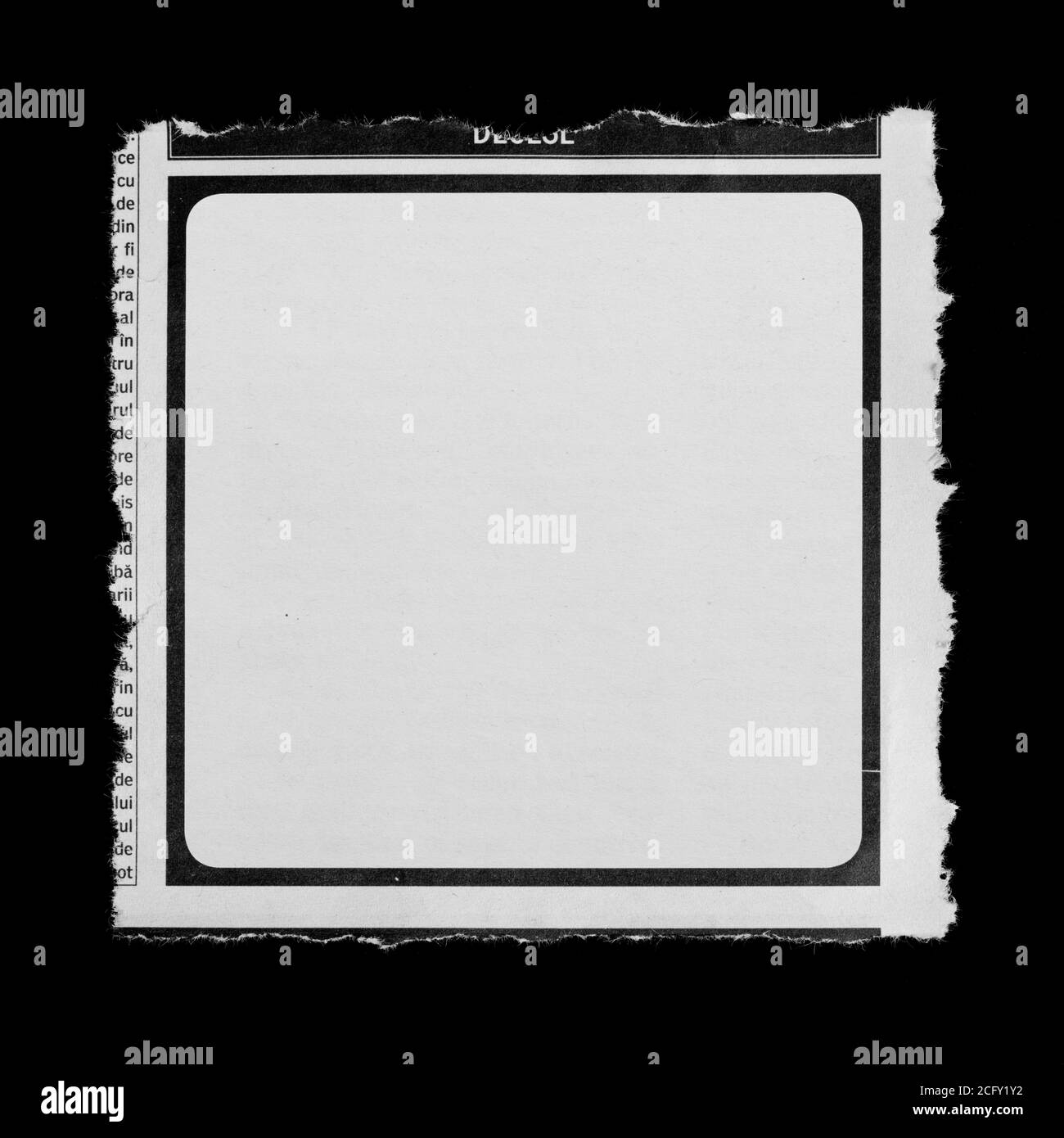 Torn newspaper headline hi-res stock photography and images - Alamy