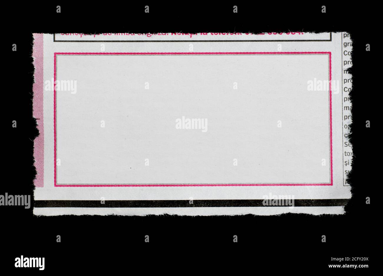 Torn newspaper headline hi-res stock photography and images - Alamy