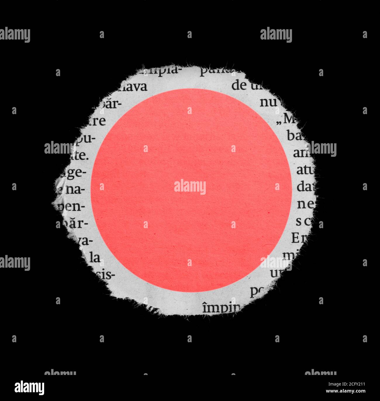 Red circle on newspaper hi-res stock photography and images - Alamy