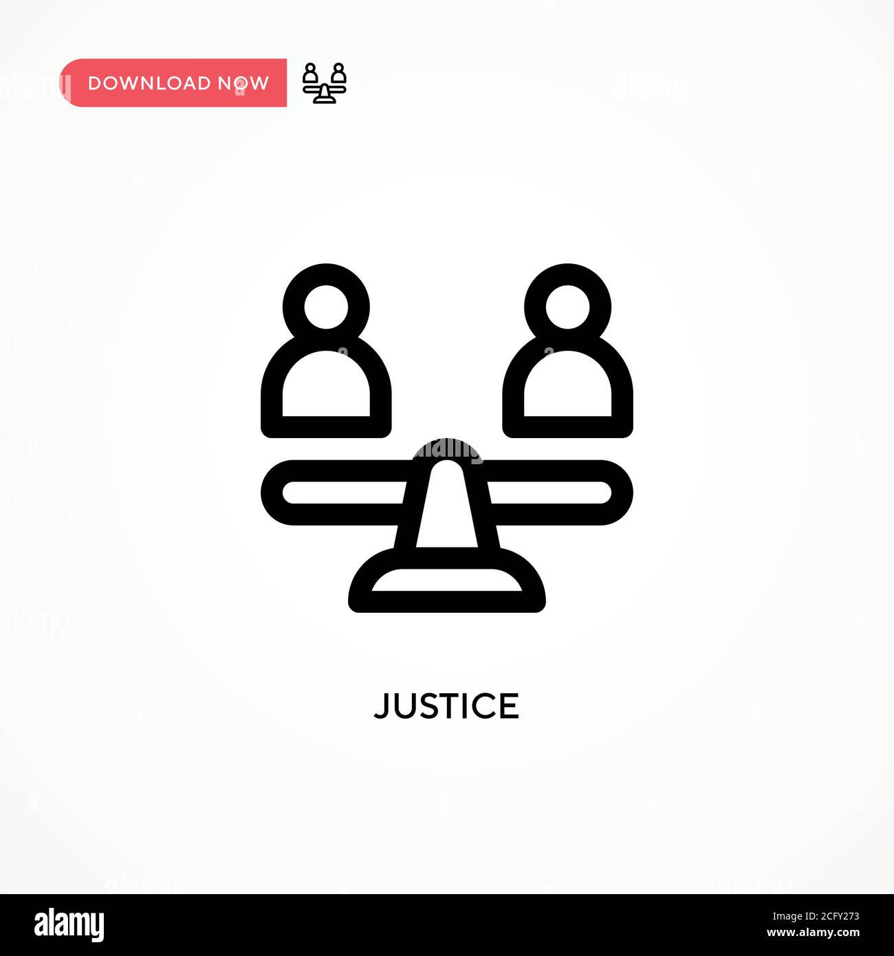 Justitia blind statue Stock Vector Images - Alamy