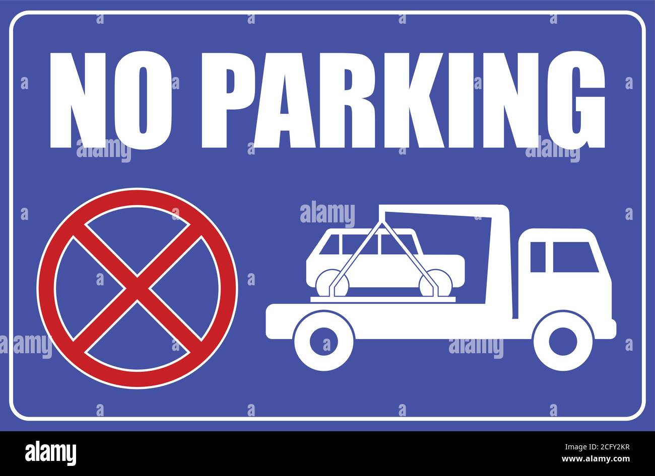 No Parking Signs Vector