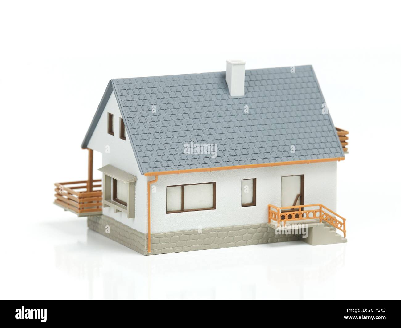 House on white background Stock Photo - Alamy