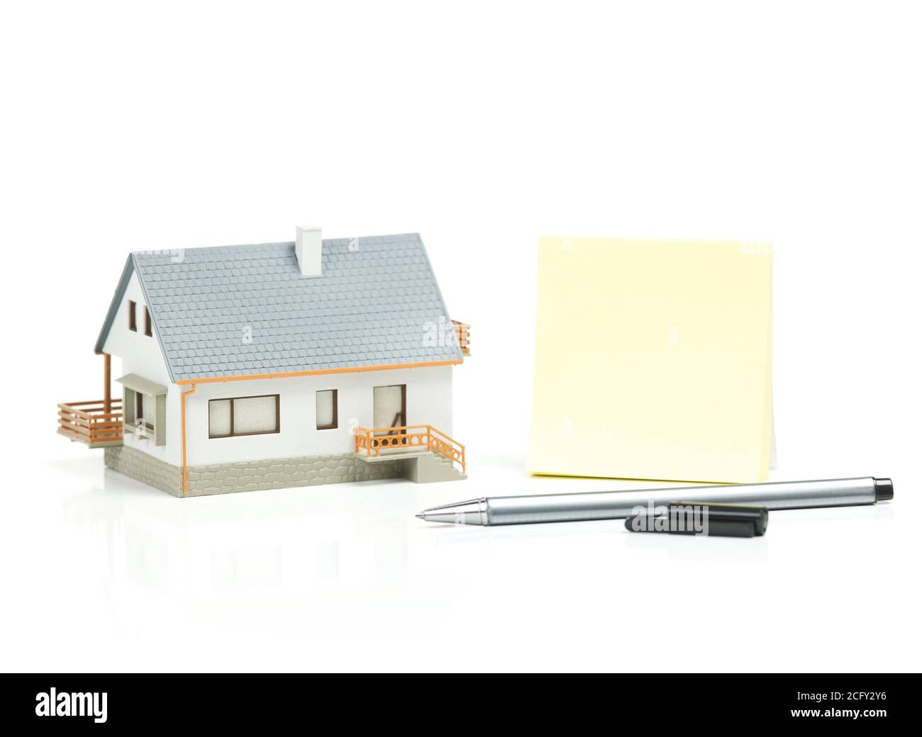 House on white background Stock Photo - Alamy