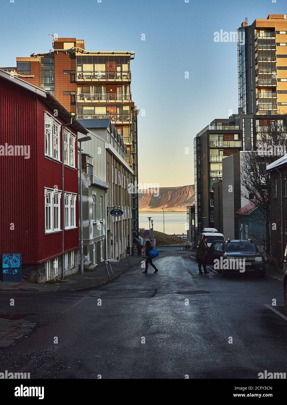 Reykjavik iceland downtown colorful houses hi-res stock photography and ...