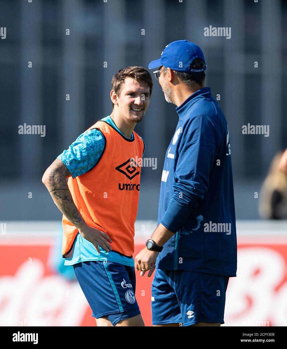 Gelsenkirchen, Deutschland. 02nd Sep, 2020. Benito RAMAN l. (GE) with ...