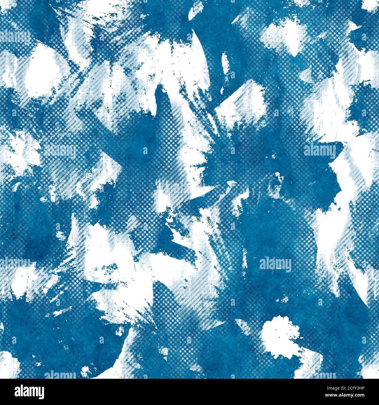 Seamless blue ink pen crosshatch blueprint pattern Stock Photo - Alamy