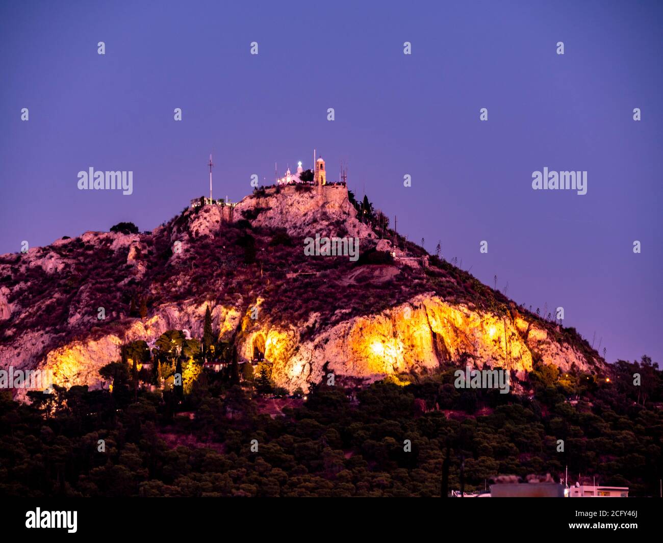 Mount lycabettus athens hi-res stock photography and images - Alamy